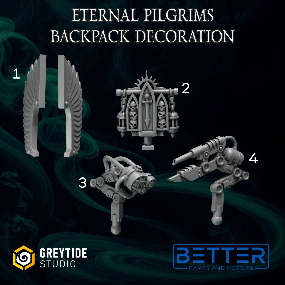 Backpack extras - Eternal Pilgrims for New Termi's – Better Games and ...
